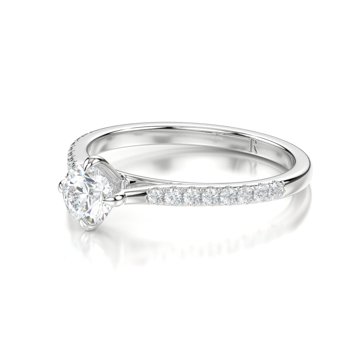Chloe - Round Lab Grown Diamond Engagement Ring