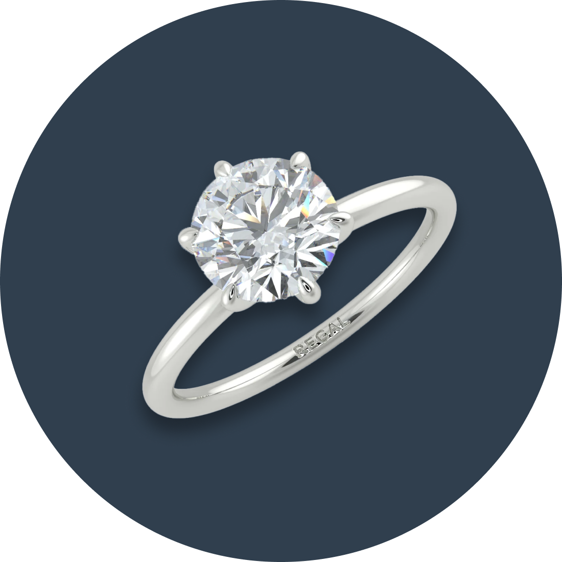 Solitaire Engagement Rings | Regal - Hatton Garden Jewellers